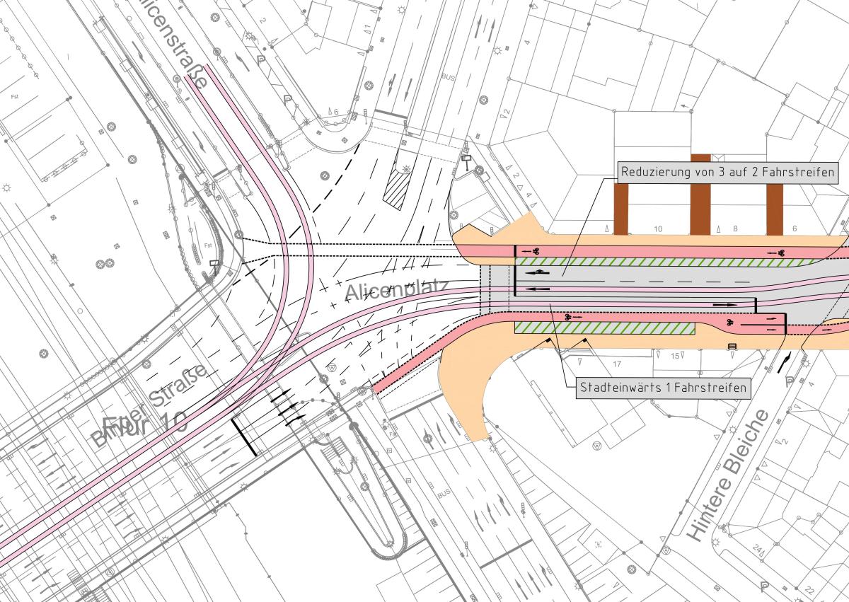 Pläne und Streckenentwürfe